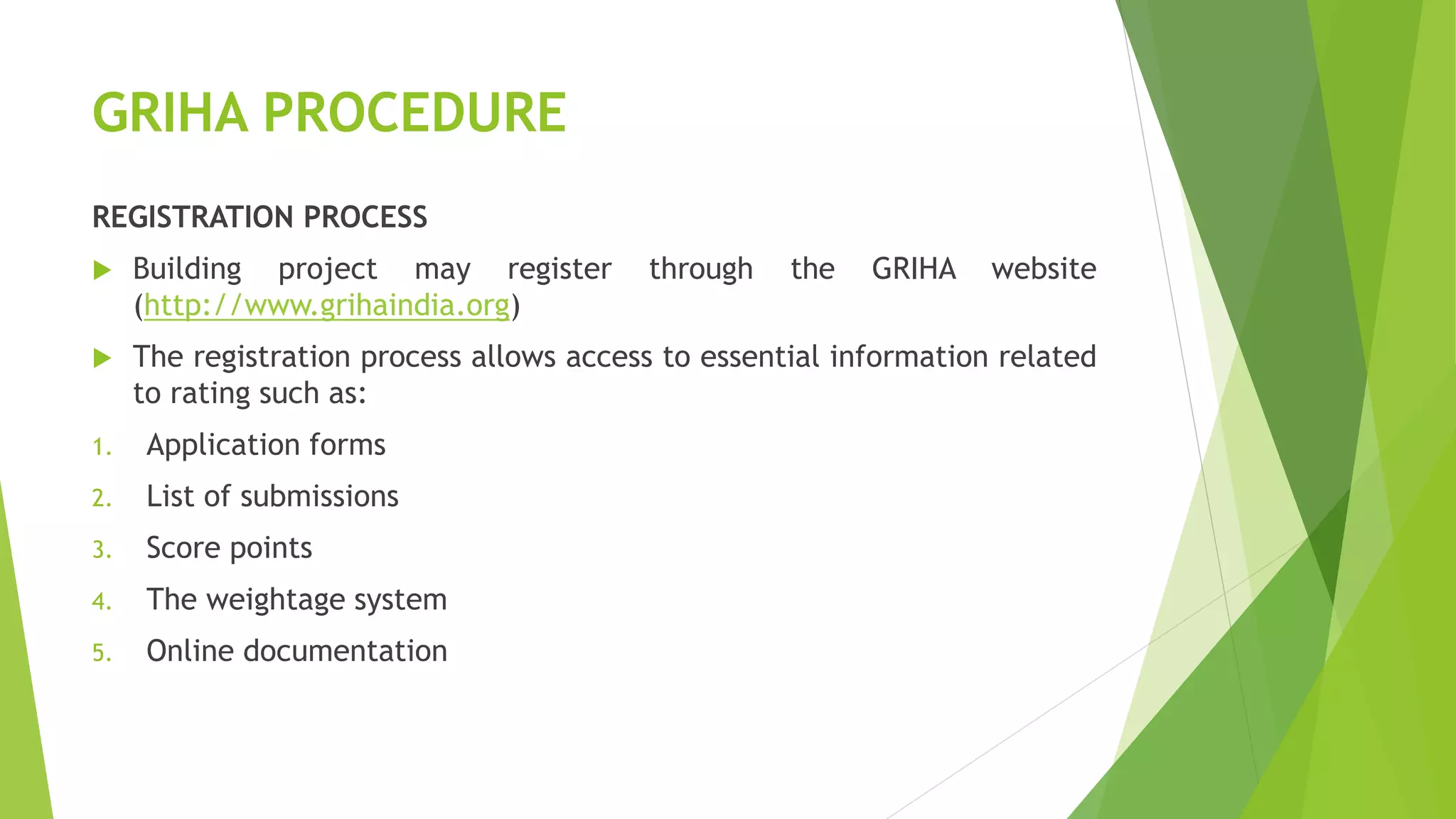 GRIHA RATING SYSTEM | PPTX