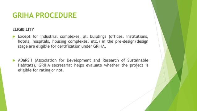 GRIHA RATING SYSTEM | PPTX