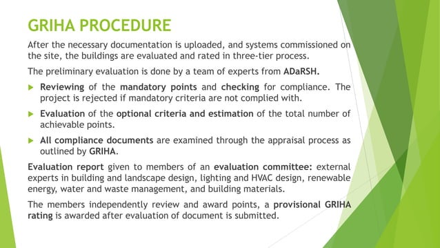 GRIHA RATING SYSTEM | PPTX