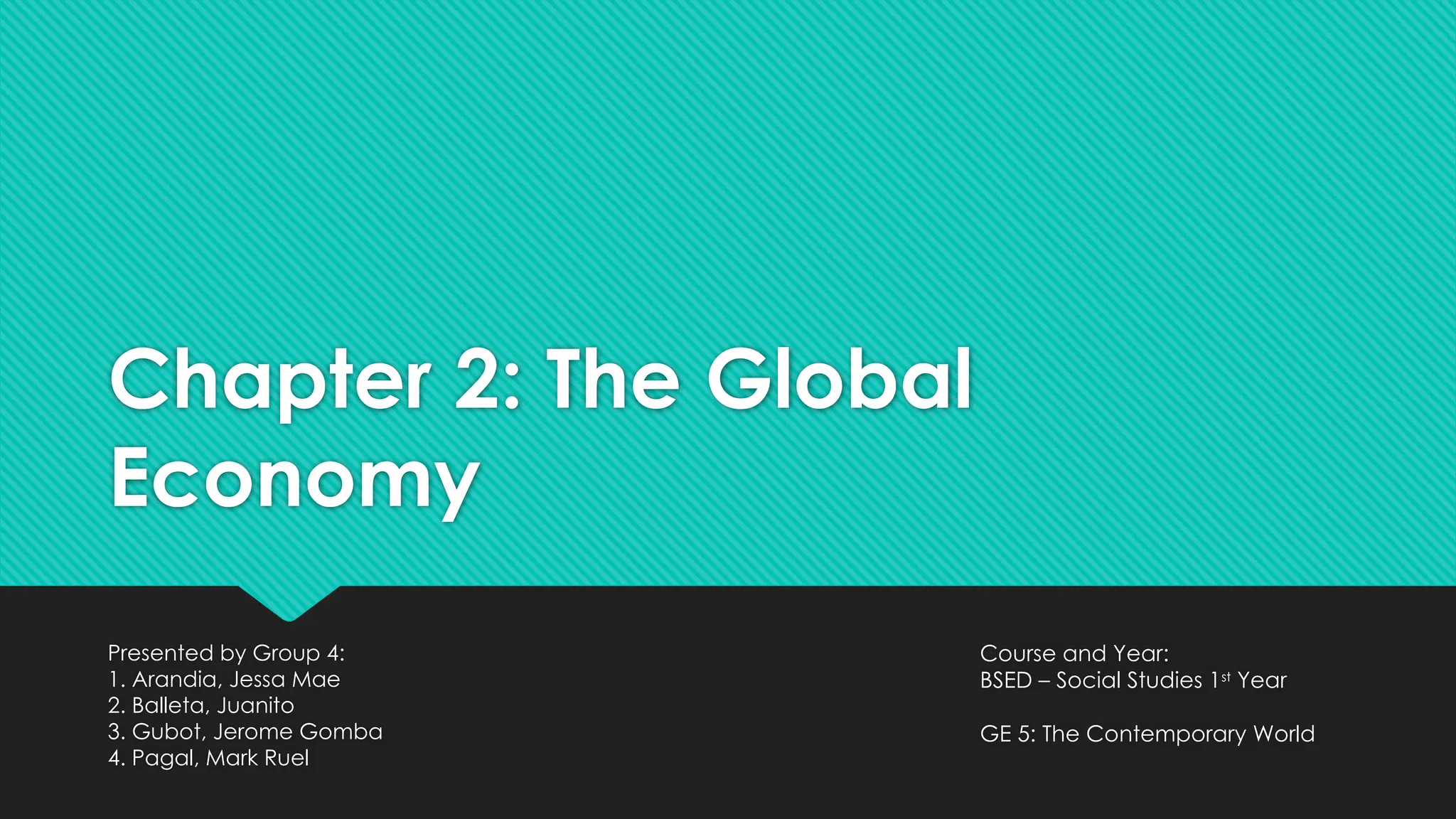 Economic Globalization, Poverty, and Inequality | PPTX