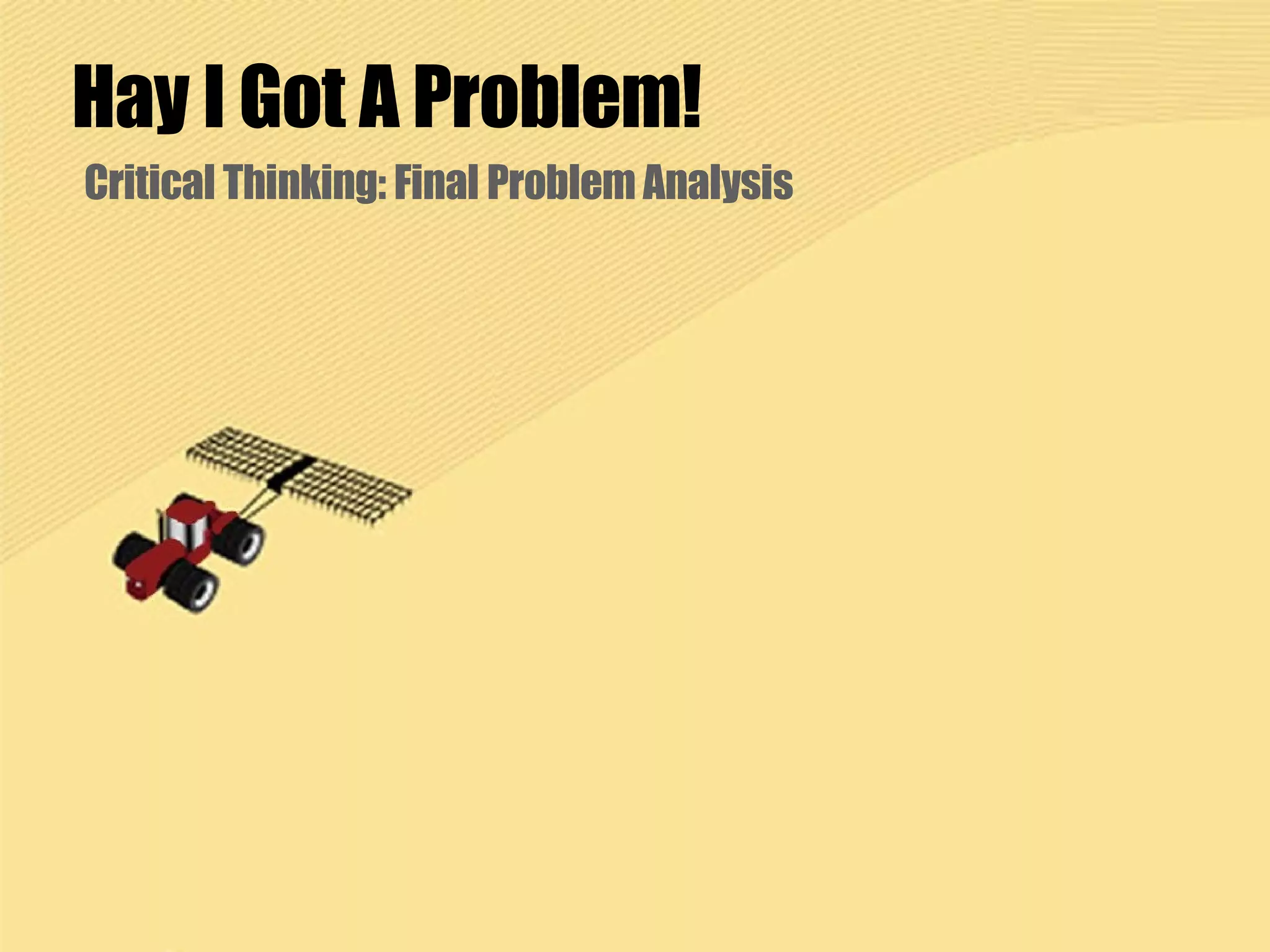 Hay - Problem Solving | PPT