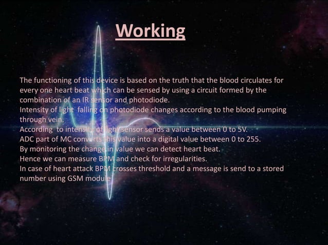 Heart Attack Monitoring System | PPTX