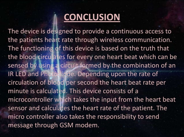 Heart Attack Monitoring System | PPTX