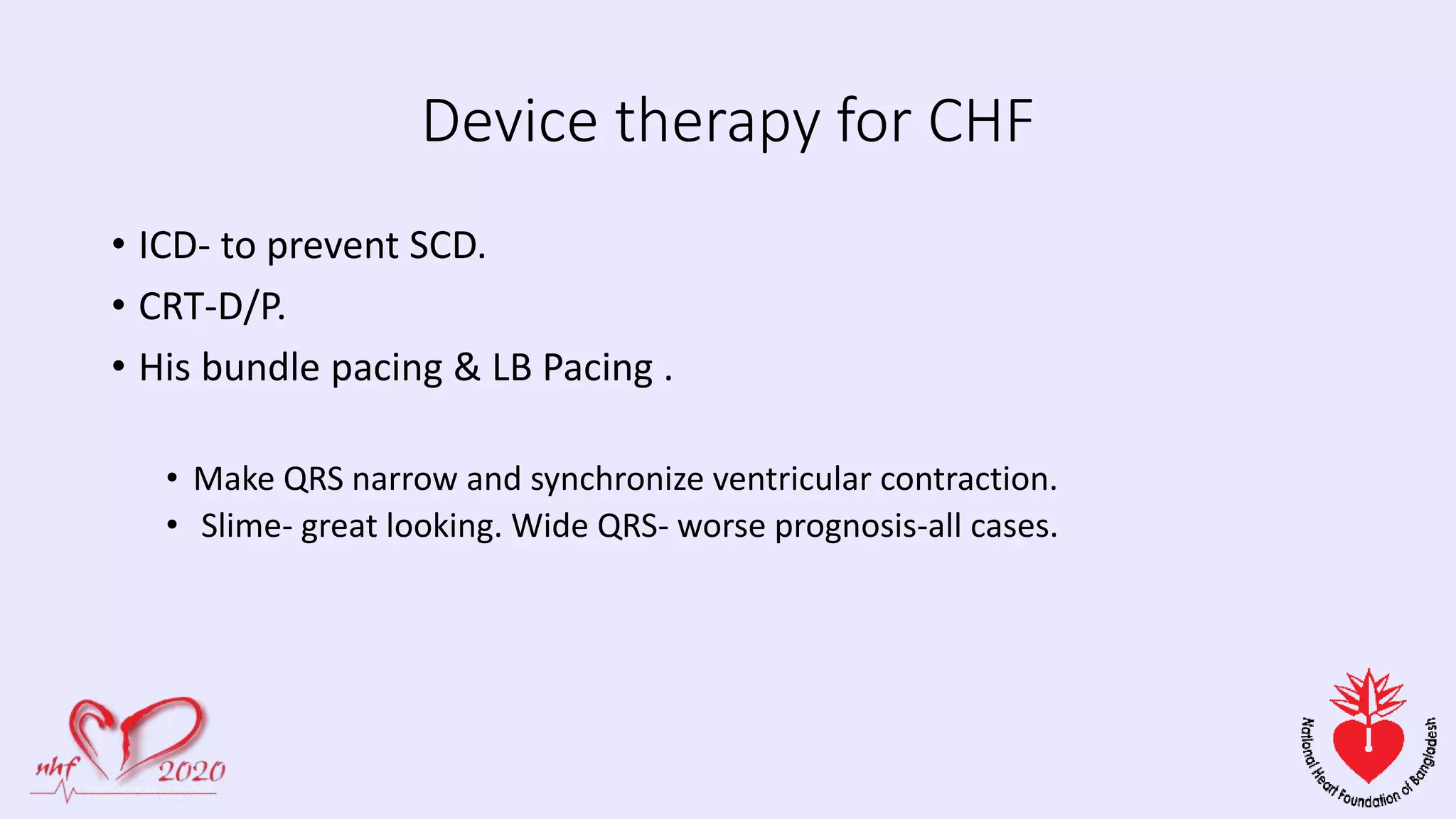 Heart Failure(HFrEF) management- an Overview | PPTX