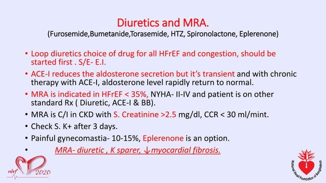 Heart Failure(HFrEF) management- an Overview | PPTX