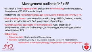 Heart Failure(HFrEF) management- an Overview | PPTX
