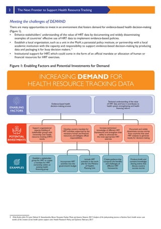 The Next Frontier to Support Health Resource Tracking | PDF