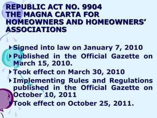 HLURB | PPTX | Home Insurance | Insurance