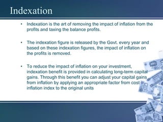 Taxes on investment | PPTX