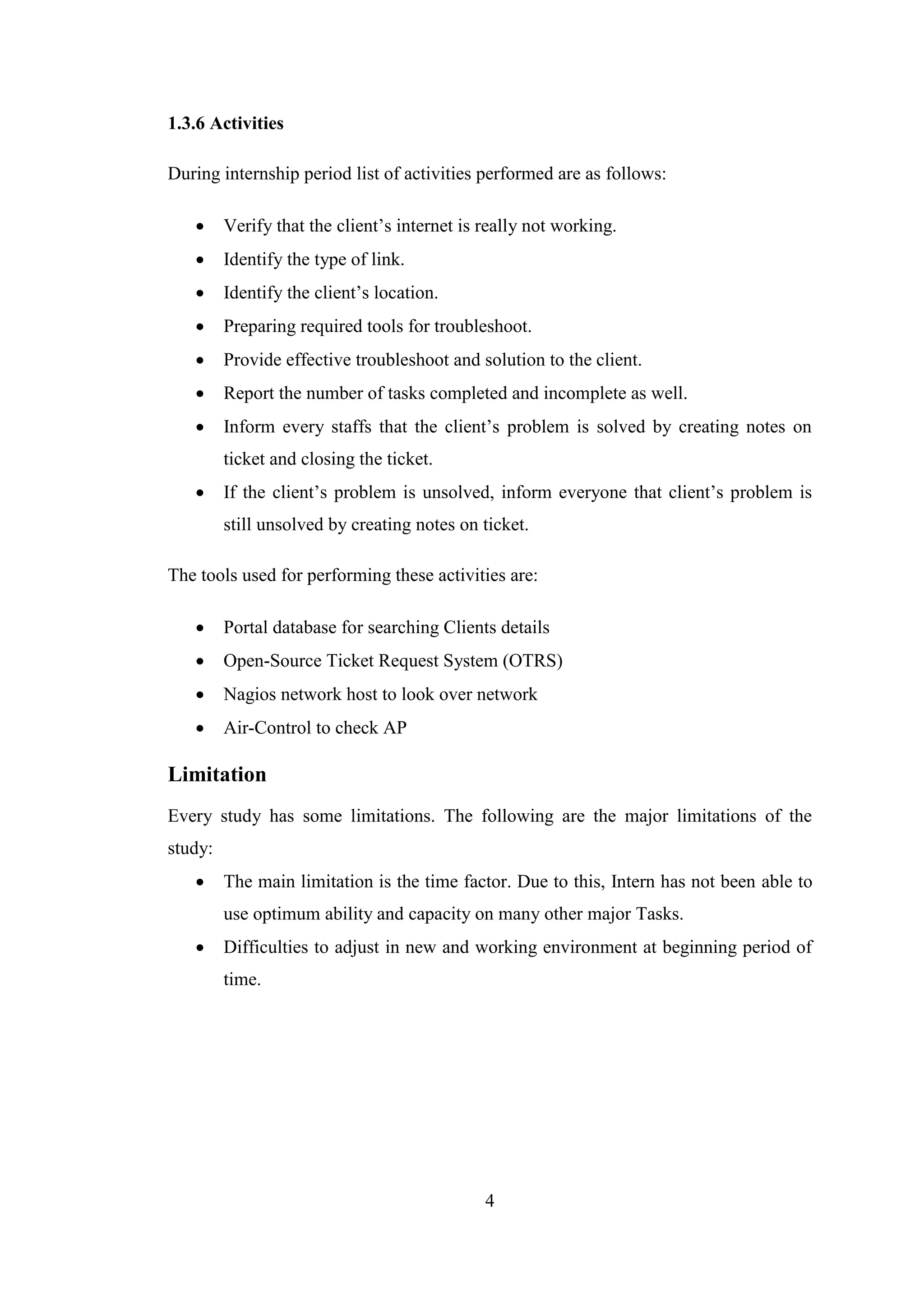 Final internship-report on the networking department of the internet ...