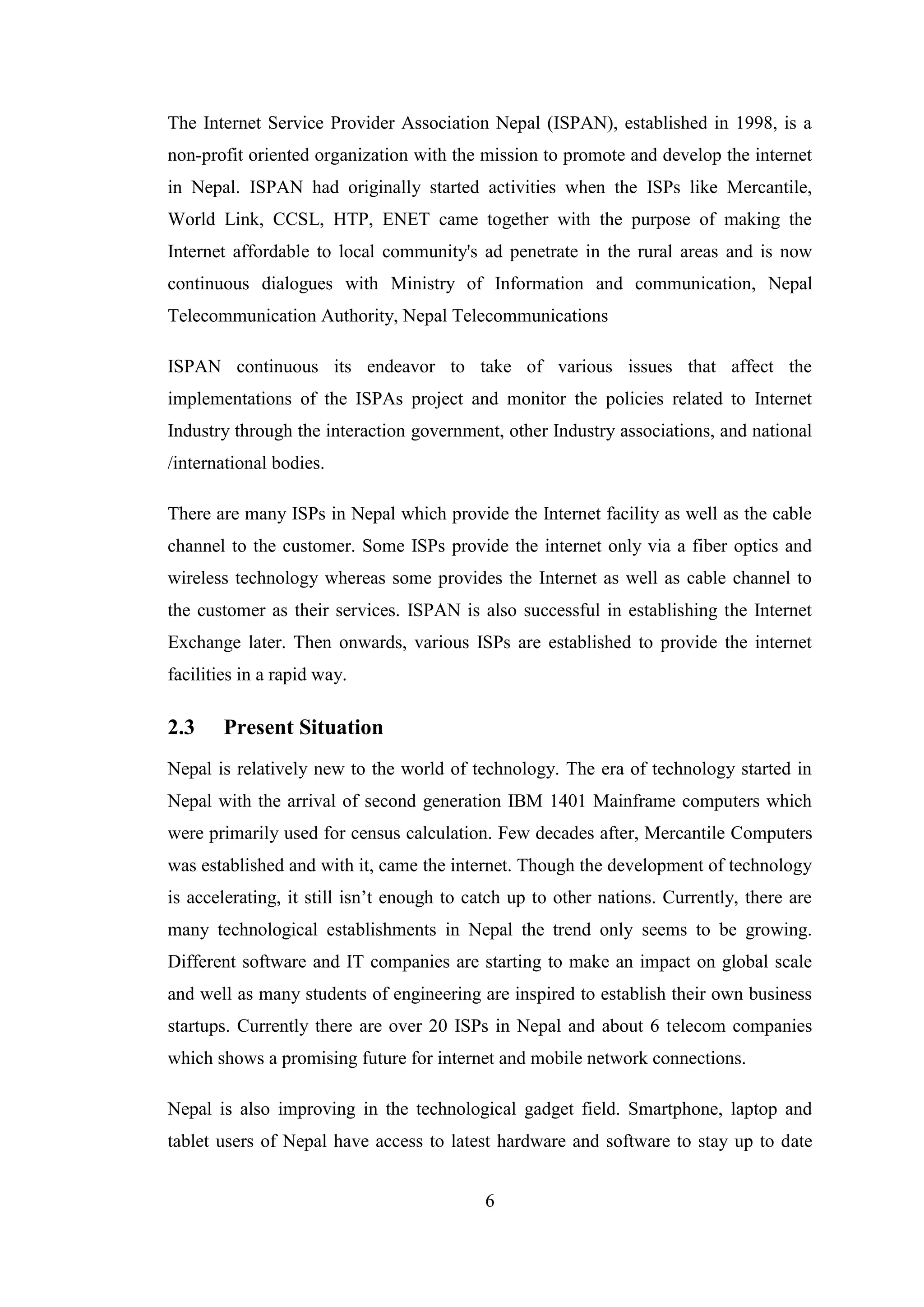 Final internship-report on the networking department of the internet ...