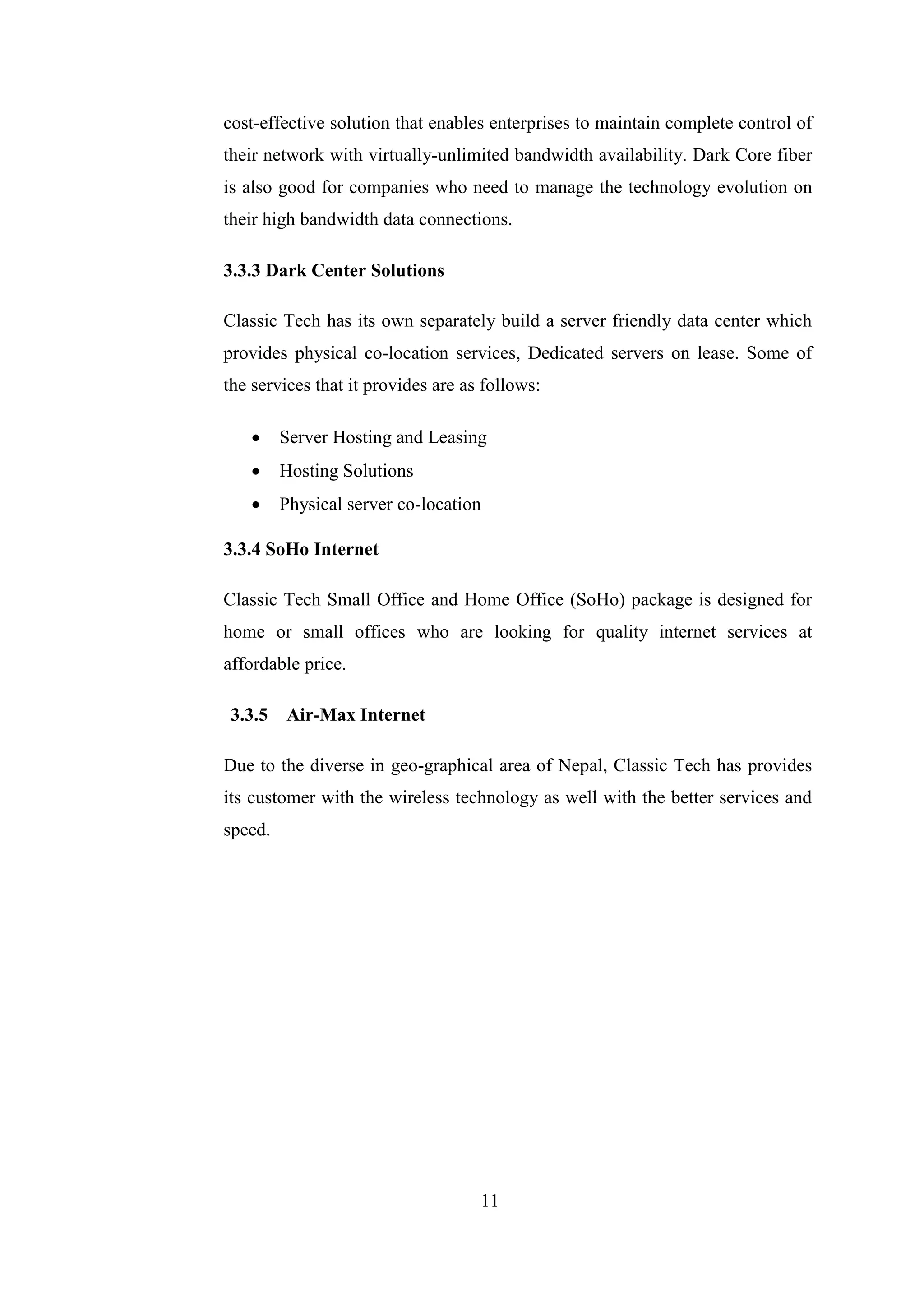 Final internship-report on the networking department of the internet ...