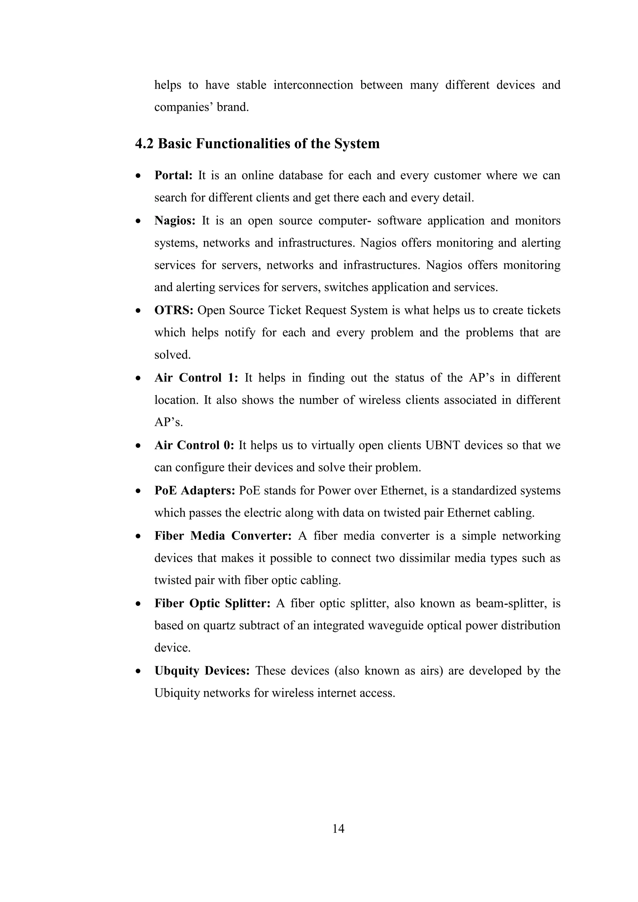 Final internship-report on the networking department of the internet ...