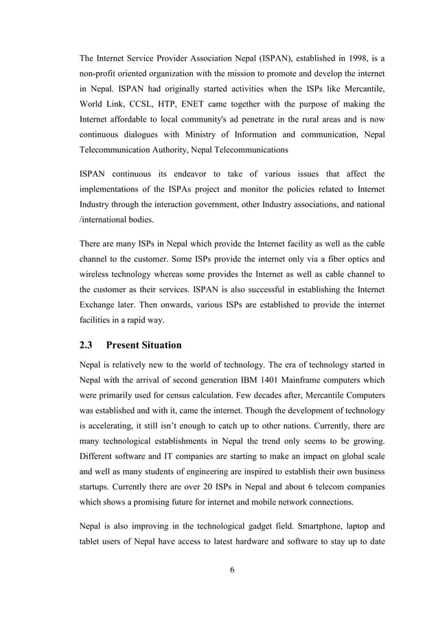 Final internship-report on the networking department of the internet ...