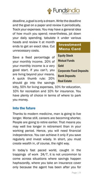 FundsIndia's Investment Guide for the New Age Professional | PDF