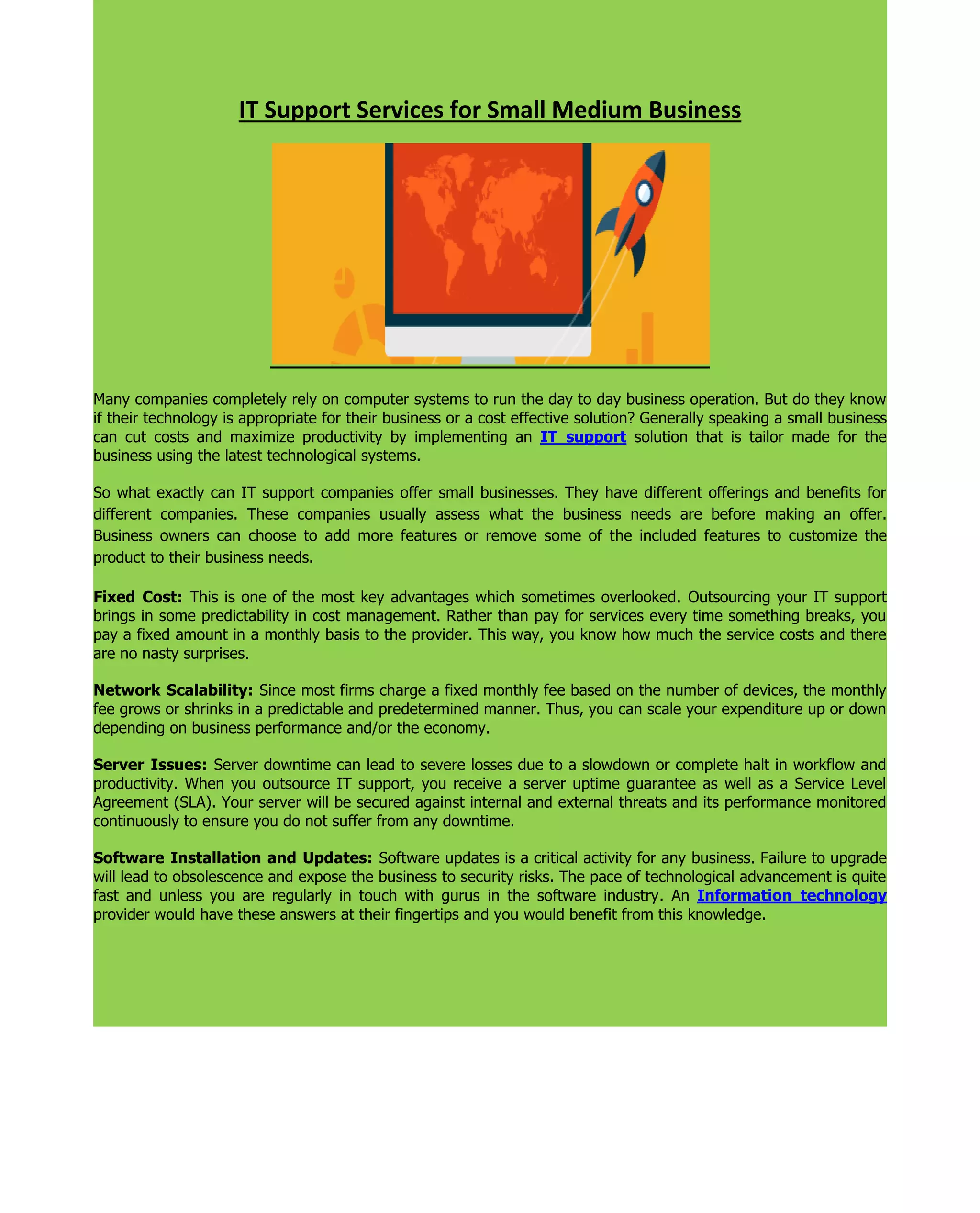 managed-it-services | PDF | IT and Internet Support | Internet