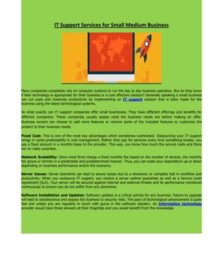 managed-it-services | PDF | IT and Internet Support | Internet