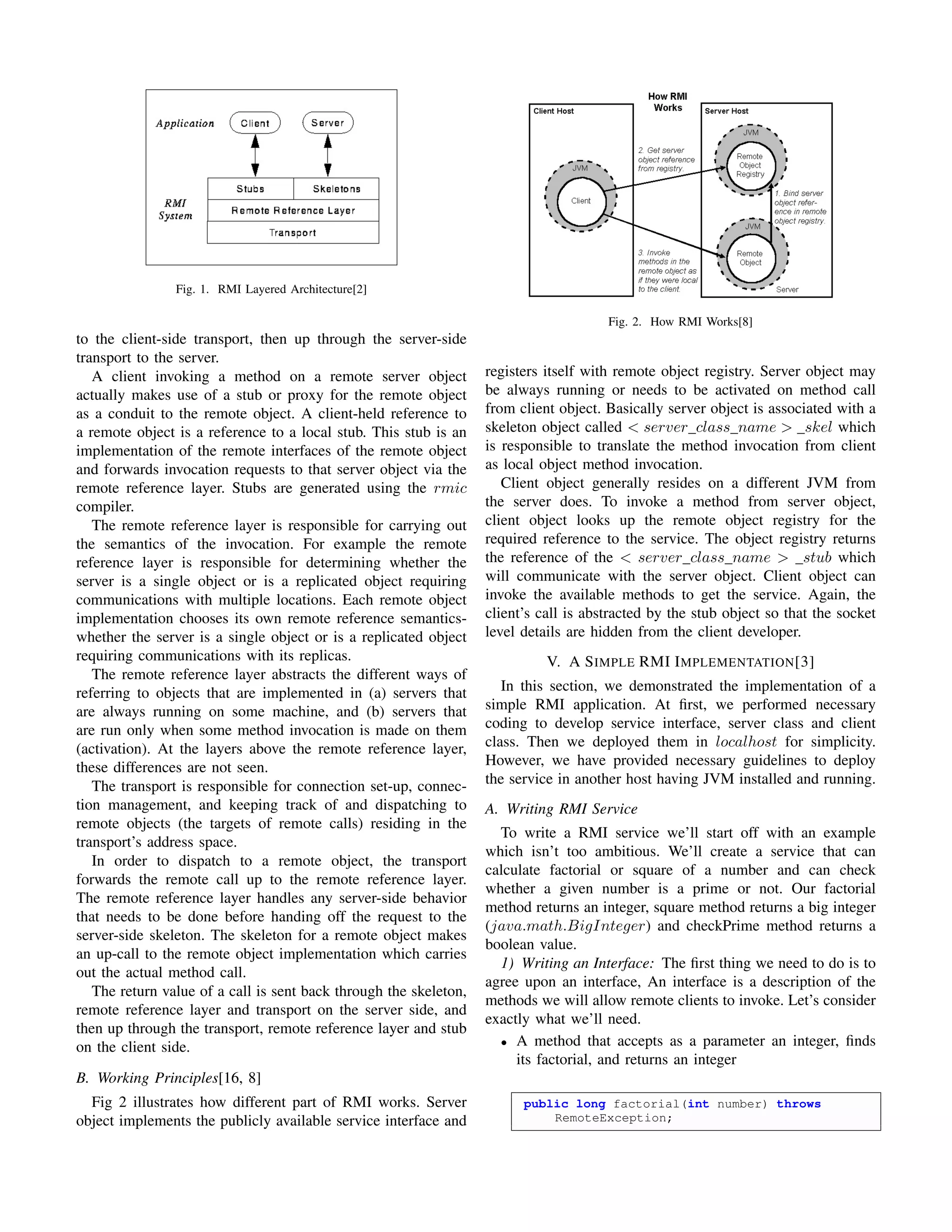 Java RMI Detailed Tutorial | PDF