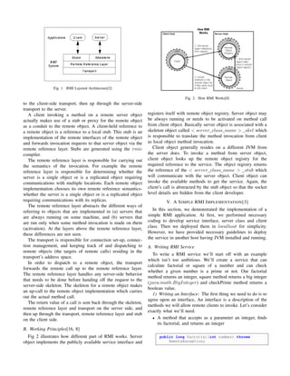 Java RMI Detailed Tutorial | PDF