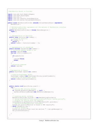 Java RMI Detailed Tutorial | PDF