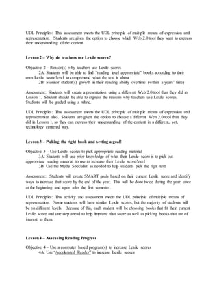 Instructional Design Plan | DOCX | Standardized Testing | Educational ...