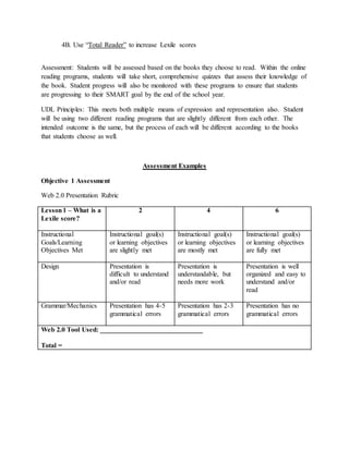 Instructional Design Plan | DOCX | Standardized Testing | Educational ...