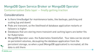 MongoDB .local San Francisco 2020: Using MongoDB Services in Kubernetes ...