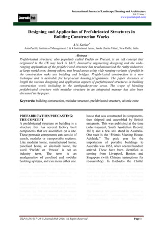 International Journal of Landscape Planning and Architecture vol 2 issue-1 | PDF