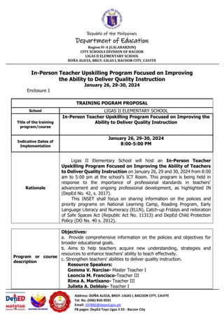 FINAL-LIGAS II ES_INSET_JAN 26, 29-30, 2024.docx | Professional School ...