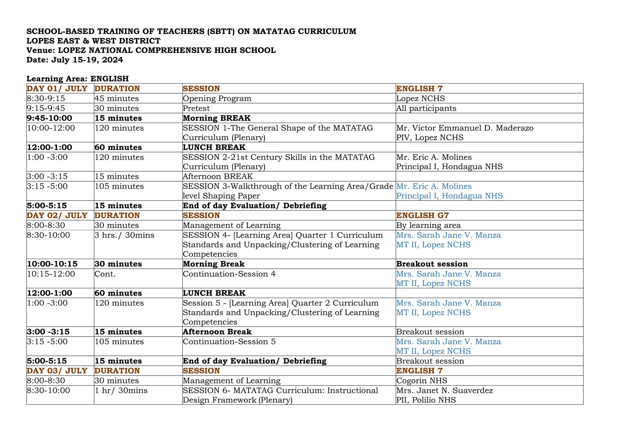 FINAL-LOPEZ-EAST_WEST-SBTT-on-MATATAG-CURRICULUM-MATRIX-2 (1).pdf