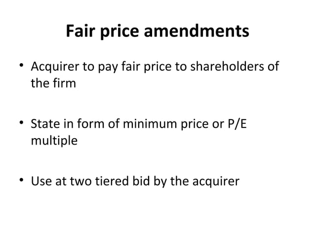 take over defenses | PPT | Mergers and Acquisitions | Business Banking ...