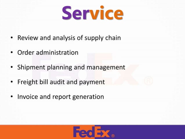 FEDEX - Organisational Change | PPTX