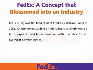 FEDEX - Organisational Change | PPTX