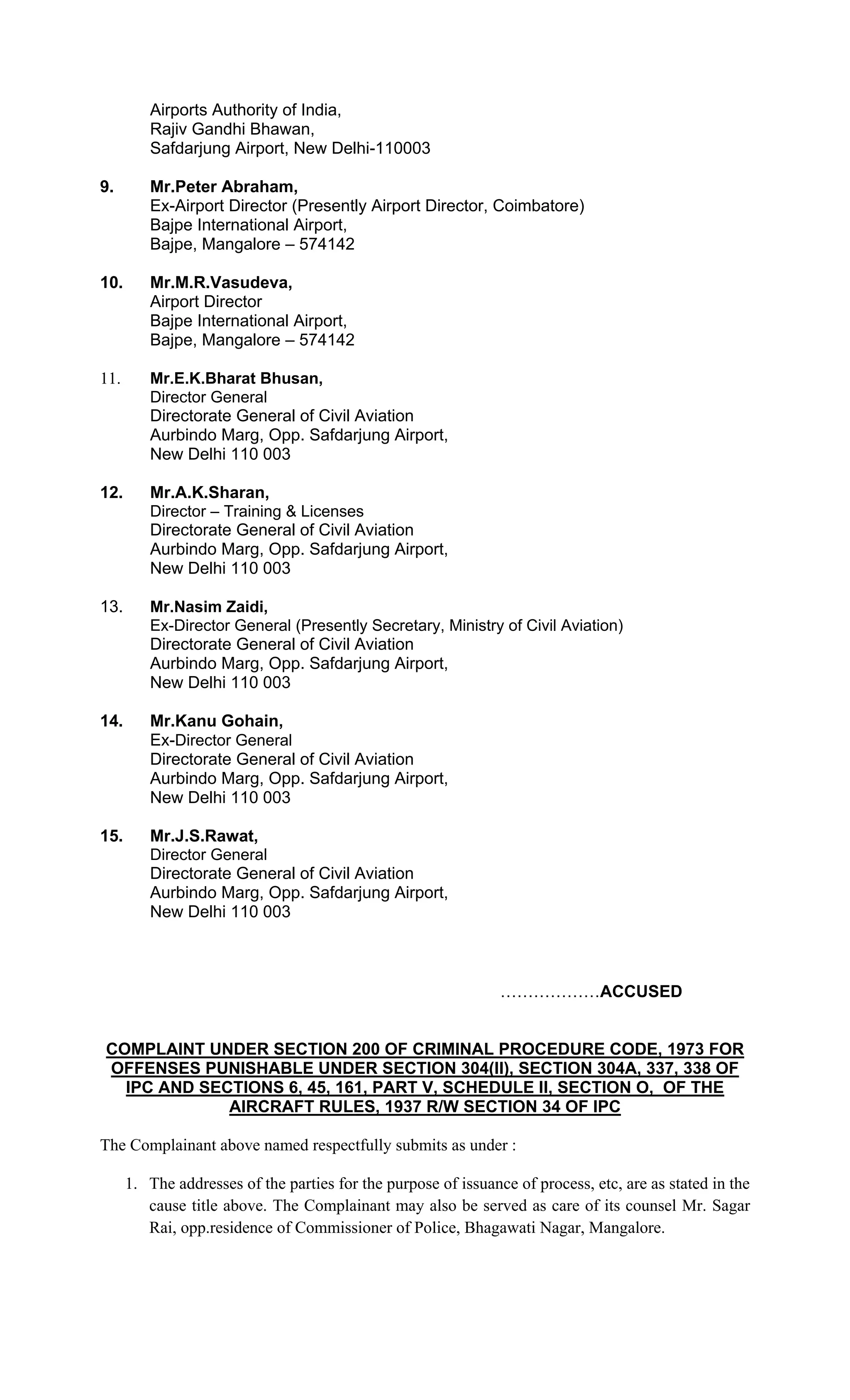 Final mangalore-812-complaint | PDF