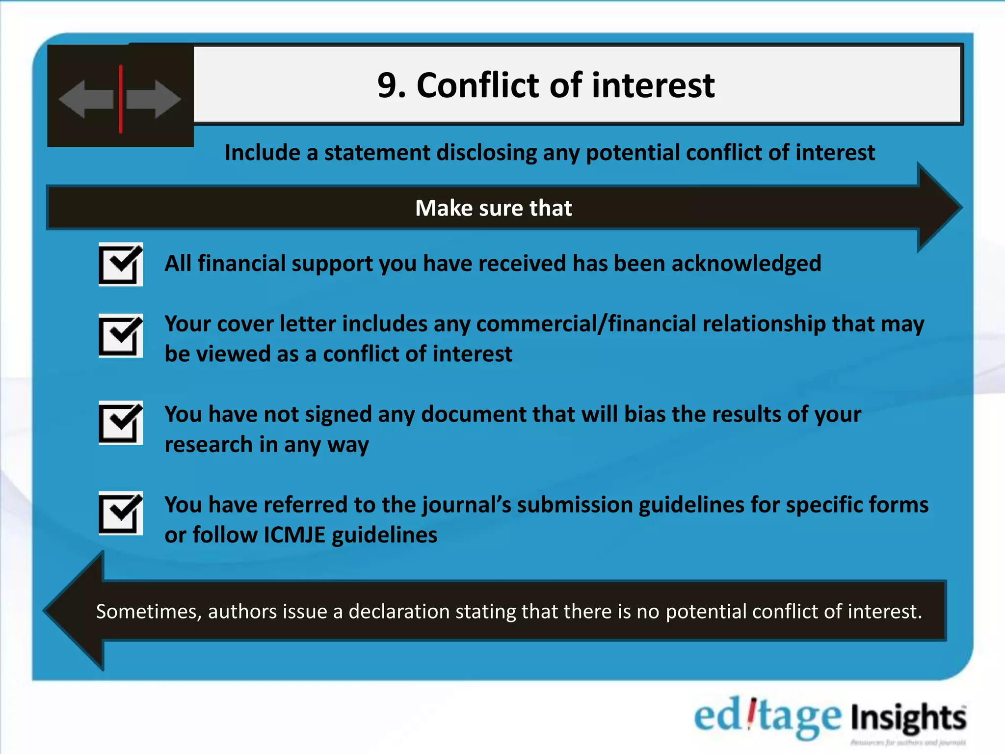 Manuscript submission checklist | PPTX