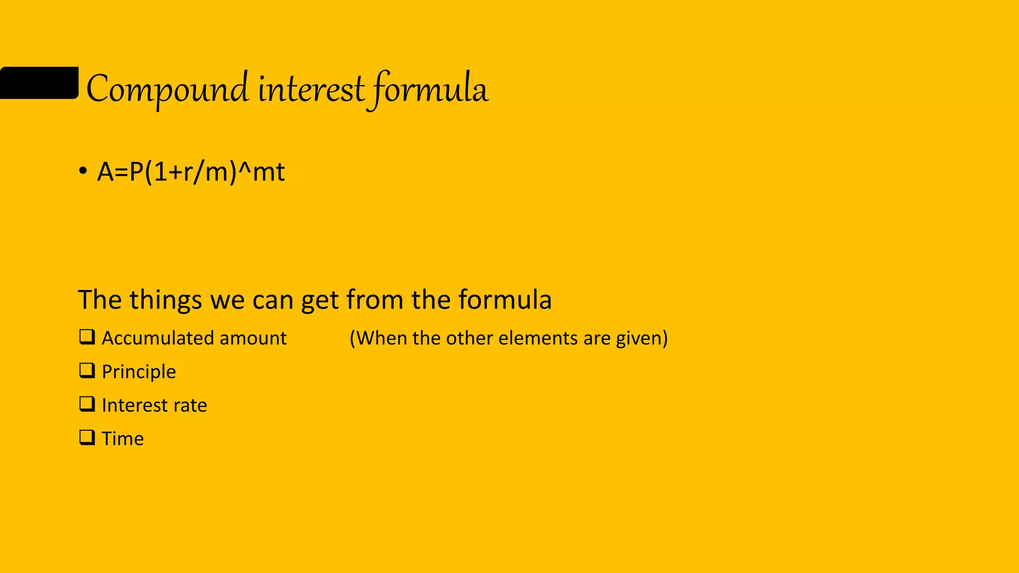 Compound Interest and Geometric Progression | PPTX