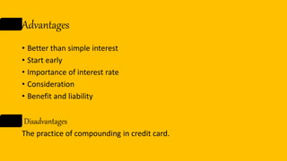 Compound Interest and Geometric Progression | PPTX