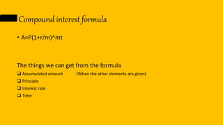 Compound Interest and Geometric Progression | PPTX