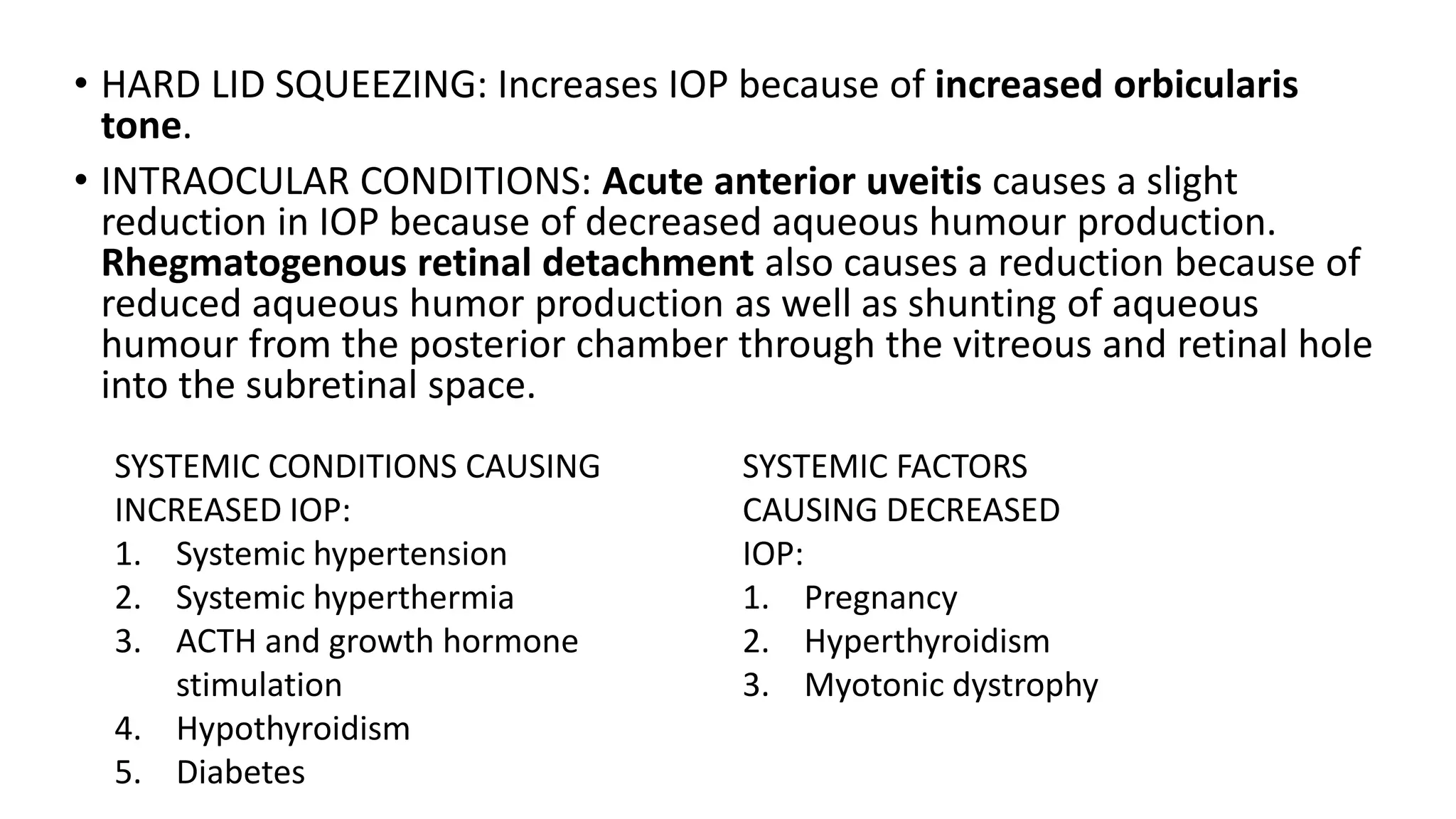 Means of IOP measurement | PPTX