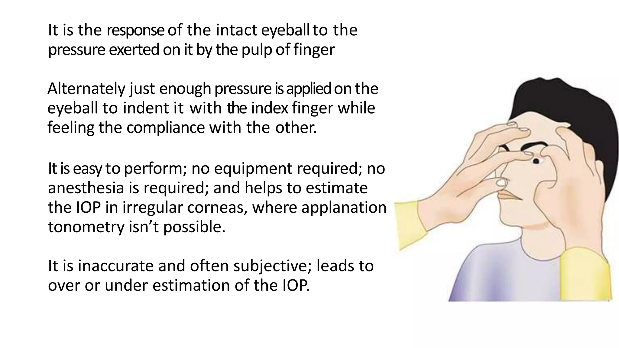Means of IOP measurement | PPTX