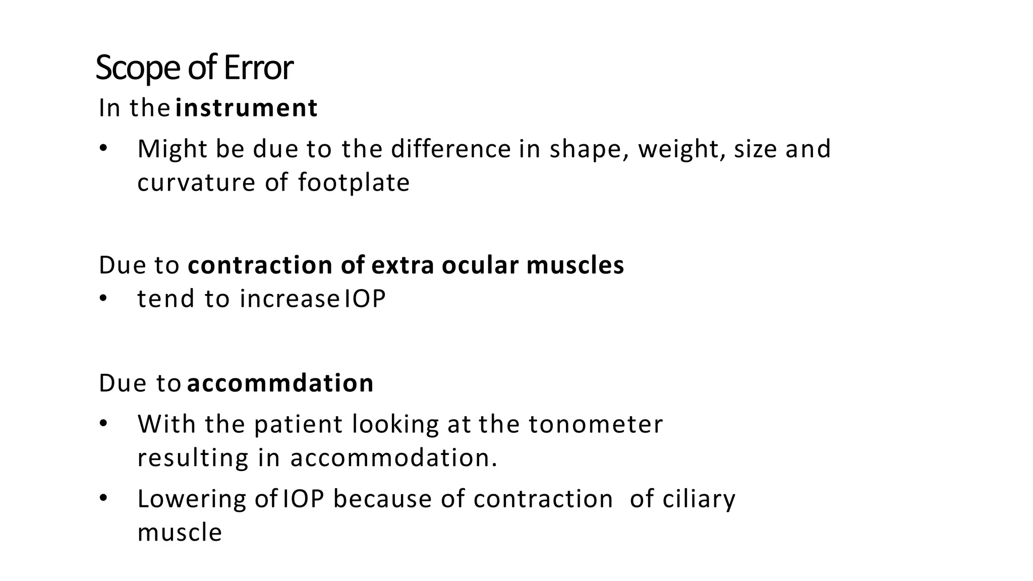 Means of IOP measurement | PPTX