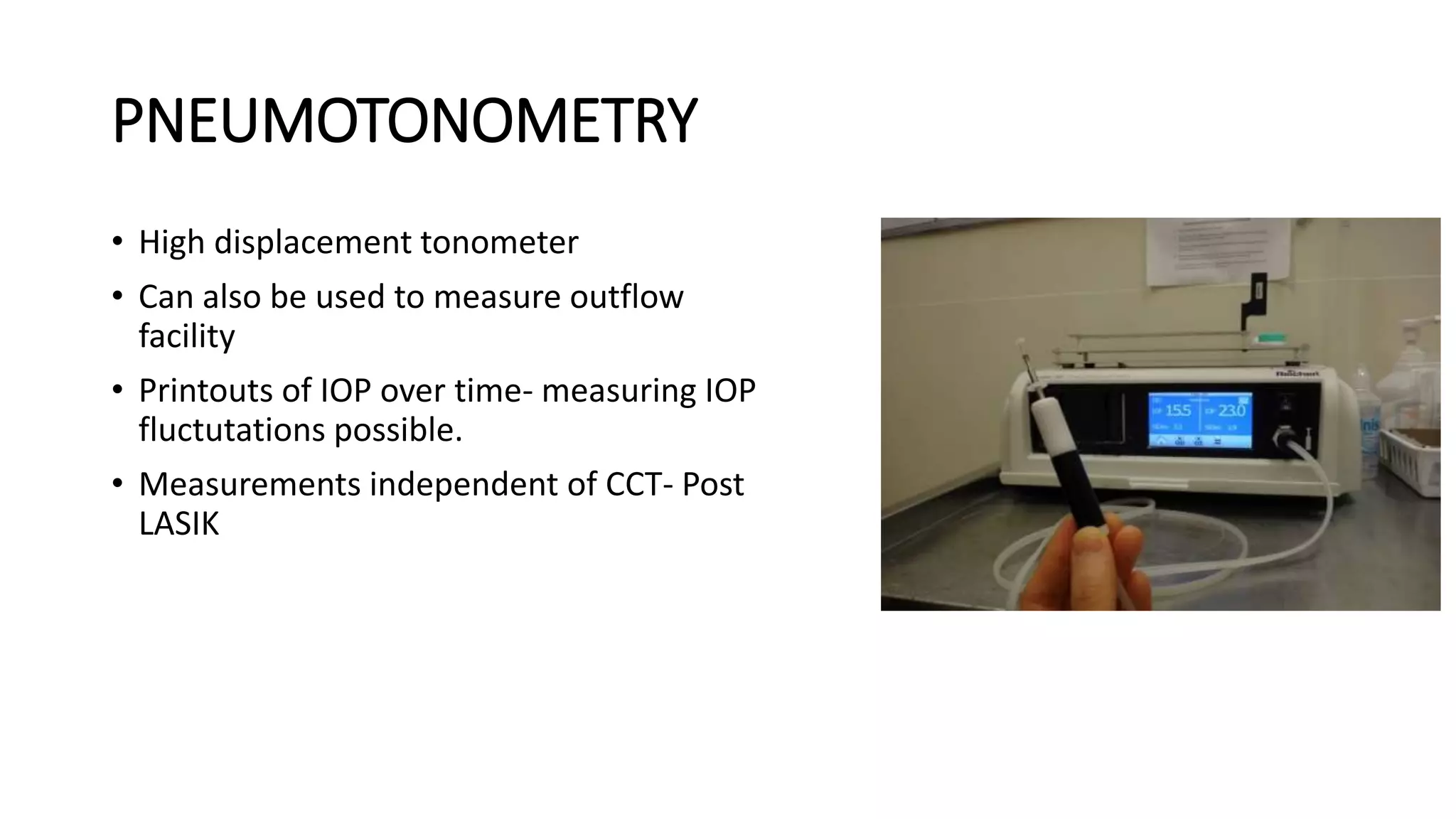 Means of IOP measurement | PPTX