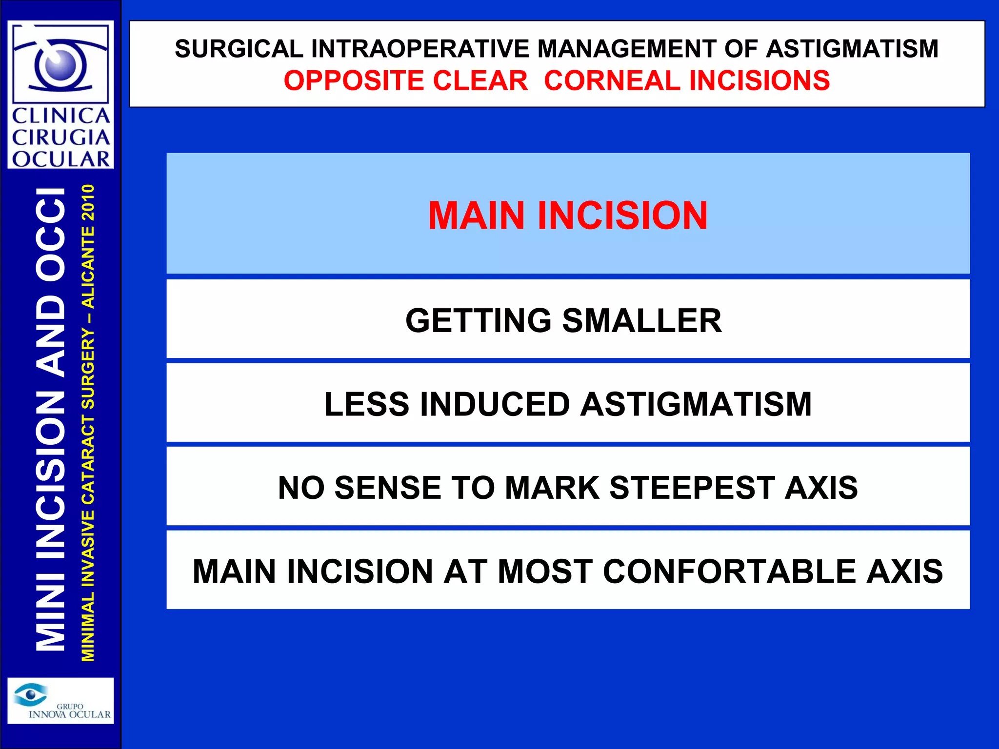 SURGICAL INTRAOPERATIVE MANAGEMENT OF ASTIGMATISM | PPT