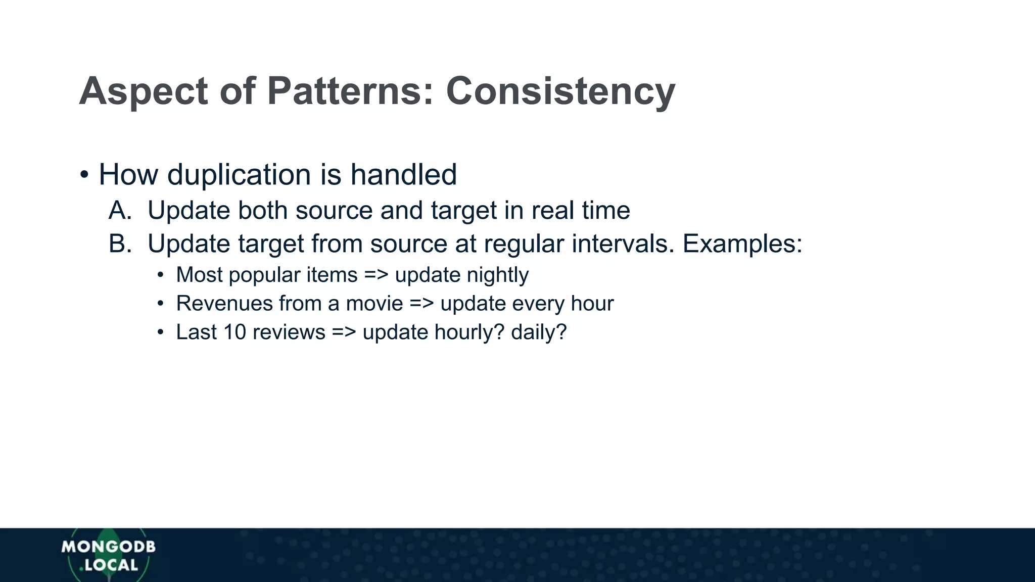 Advanced Schema Design Patterns | PPT