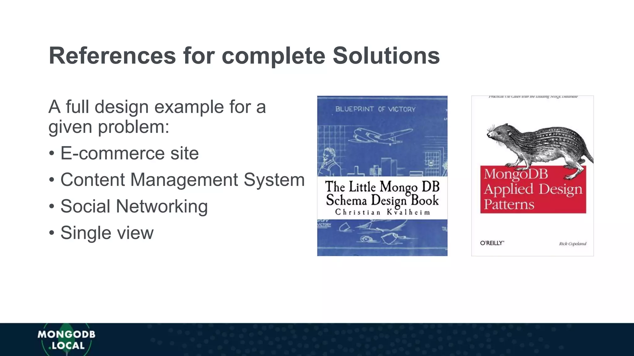 Advanced Schema Design Patterns | PPT