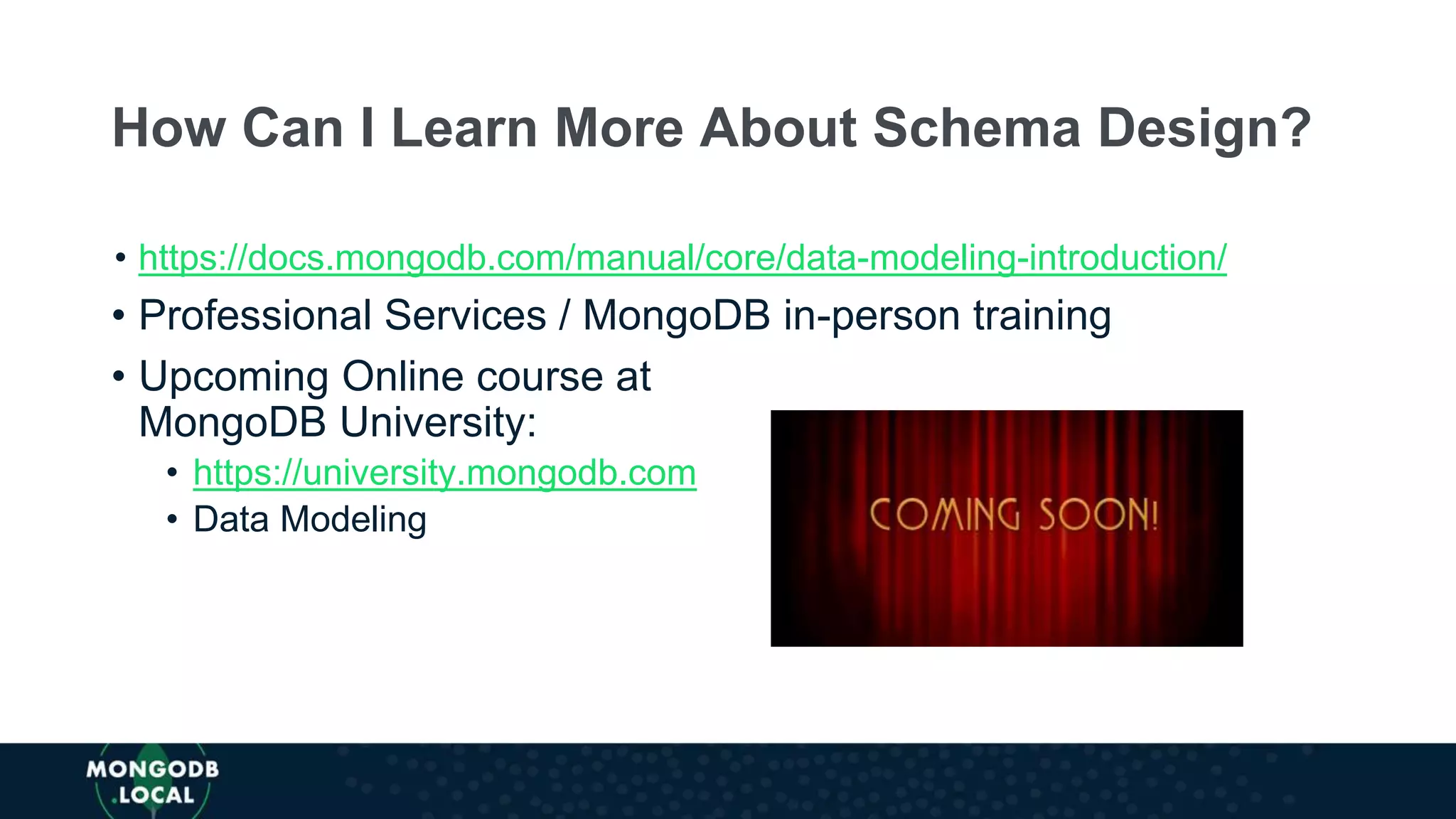 Advanced Schema Design Patterns | PPT