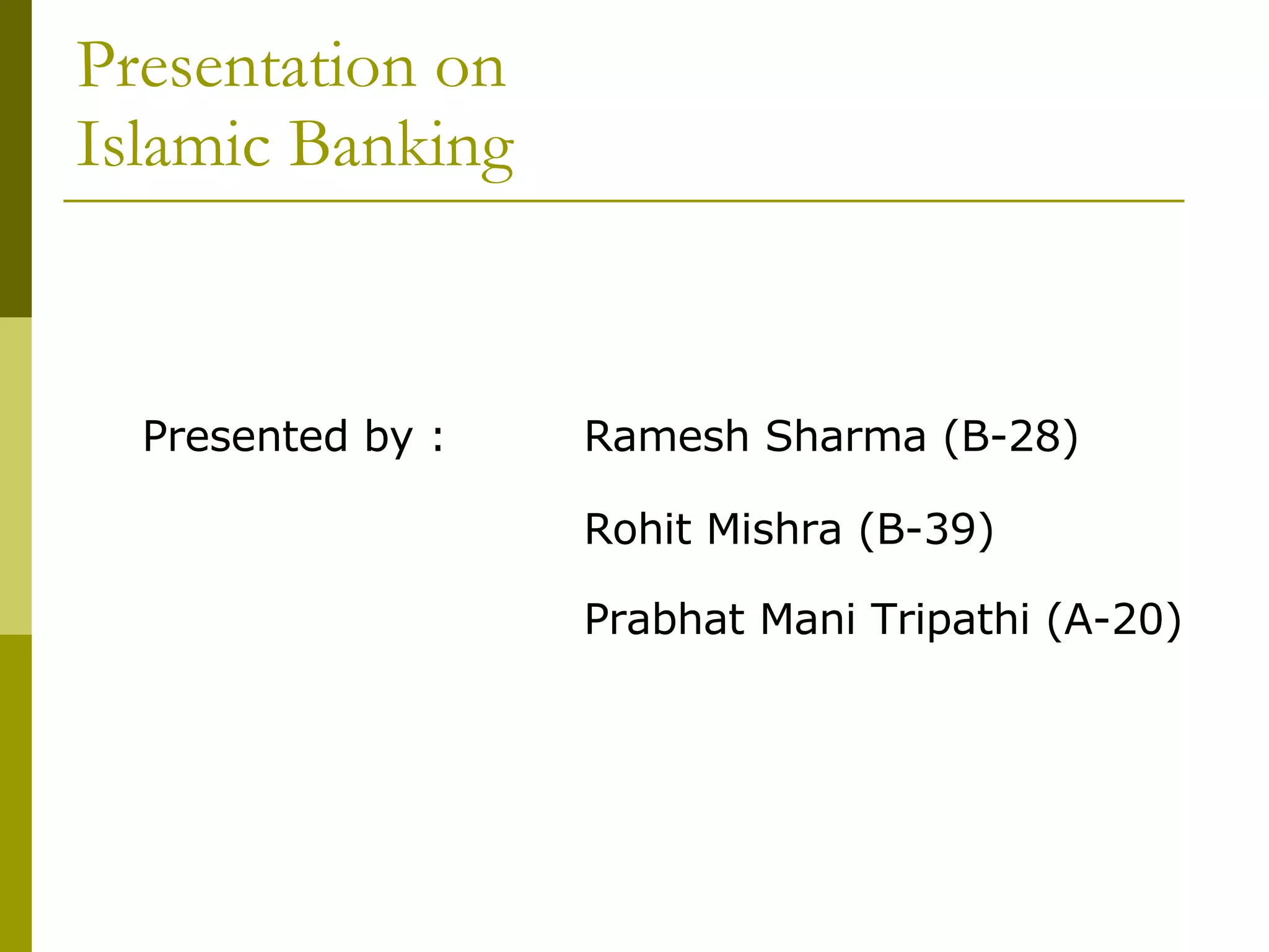 islamic banking | PPT