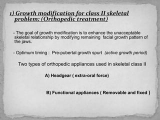 class 2 malocclusion | PPTX