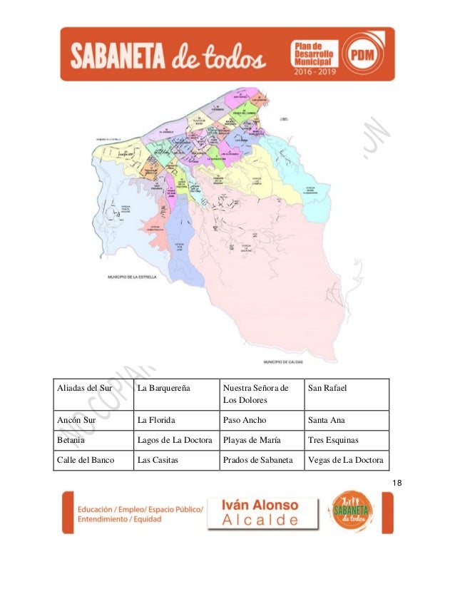 Plan de Desarrollo Municipal Sabaneta