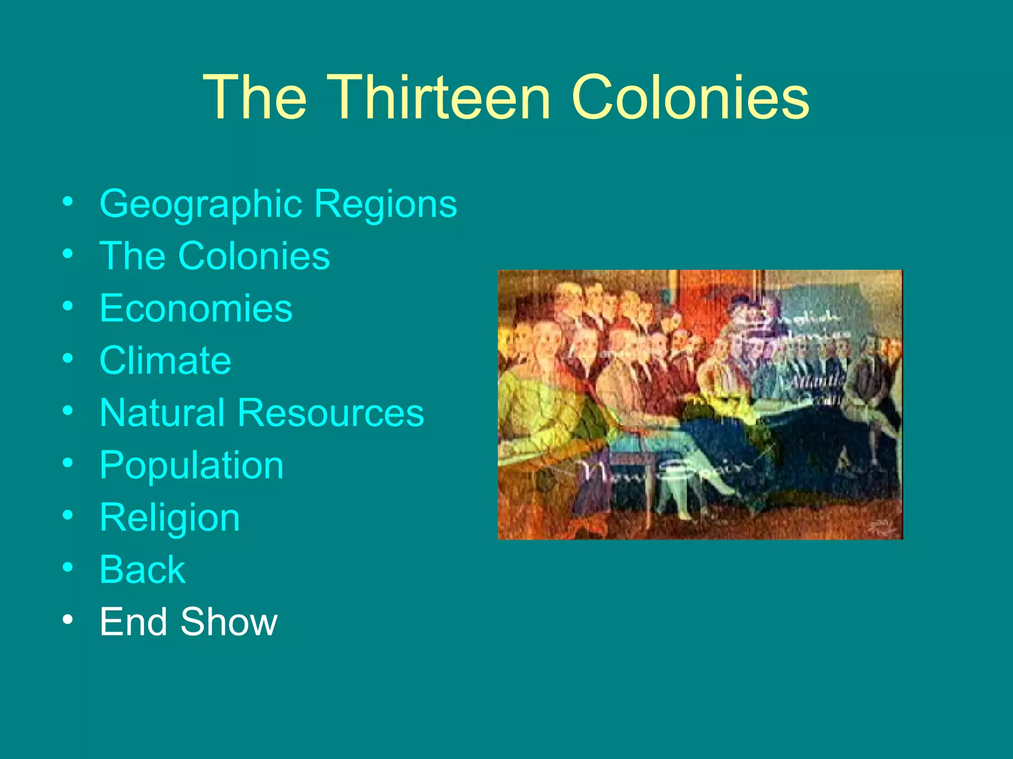 The Thirteen Colonies | PPT